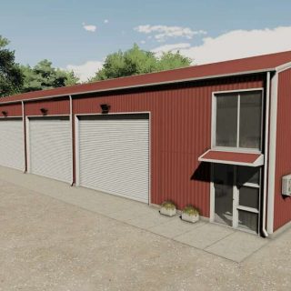 Metal Buildings Pack v1.0 FS22 Mod | Farming Simulator 22 Mod