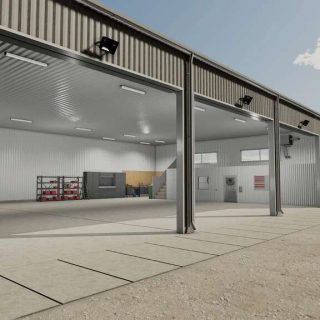 Metal Buildings Pack v1.0 FS22 Mod | Farming Simulator 22 Mod