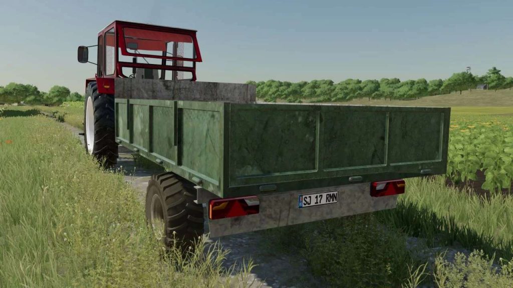 Monoaxle Trailer v1.0 FS22 Mod | Farming Simulator 22 Mod