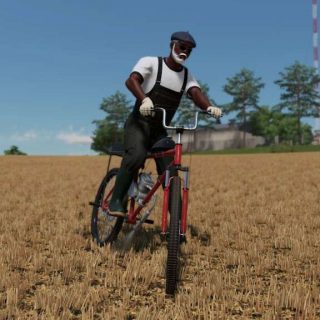 Motorized Bike v1.0 FS22 Mod | Farming Simulator 22 Mod