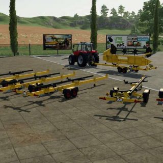 New Holland Pack Header 5.1m v1.1 FS22 Mod | Farming Simulator 22 Mod