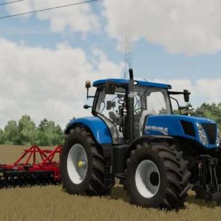 New Holland T7 AC Series v1.0 FS22 Mod | Farming Simulator 22 Mod