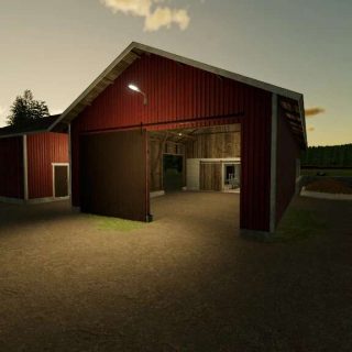 Old Brick Cow Barns Expandable Pastures v1.0 FS22 Mod | Farming ...