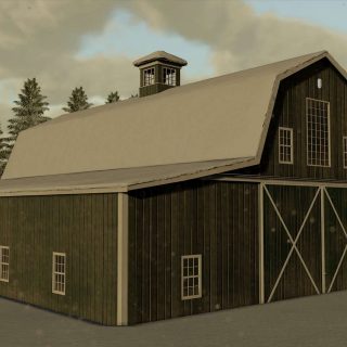 OLD SKOOL BARN v1.0 FS22 Mod | Farming Simulator 22 Mod