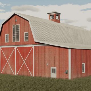 OLD SKOOL BARN v1.0 FS22 Mod | Farming Simulator 22 Mod