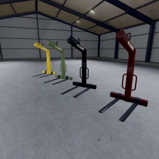 Pallet Fork for Crane v1.0 FS22 Mod | Farming Simulator 22 Mod