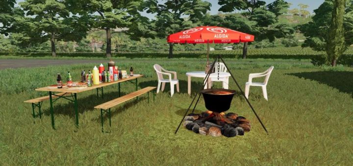 Placeable Rest Area Mods | Farming Simulator 22 Mods
