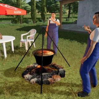 Placeable Rest Area v1.0 FS22 Mod | Farming Simulator 22 Mod