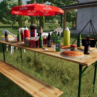 Placeable Rest Area v1.0 FS22 Mod | Farming Simulator 22 Mod