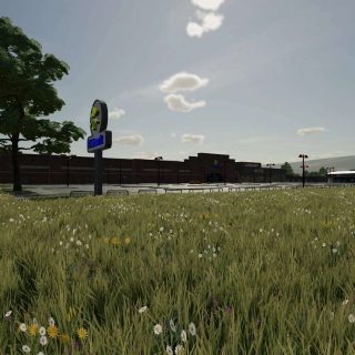 Placeable Walmart Supercenter v1.0 FS22 Mod | Farming Simulator 22 Mod