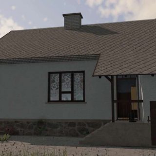 Podlasian Cottage 1971 v1.0 FS22 Mod | Farming Simulator 22 Mod