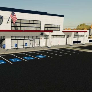 Police Station v1.0 FS22 Mod | Farming Simulator 22 Mod