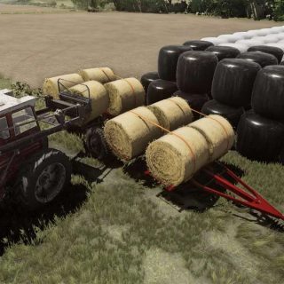 Romanian Bale Trailer v1.0 FS22 Mod | Farming Simulator 22 Mod