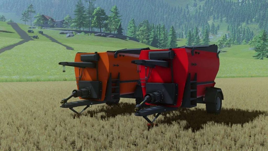 SerAgri Feed Mixers v1.0 FS22 Mod | Farming Simulator 22 Mod