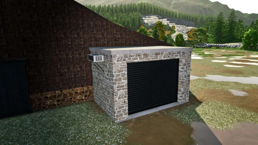 Small Refrigerated Building v1.0 FS22 Mod | Farming Simulator 22 Mod
