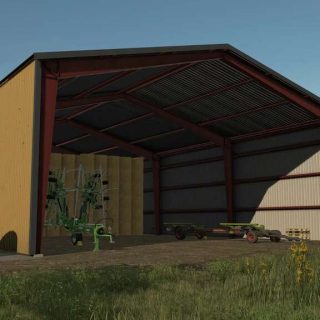 Steel Hall v1.0 FS22 Mod | Farming Simulator 22 Mod