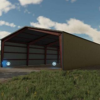 Steel Hall v1.0 FS22 Mod | Farming Simulator 22 Mod