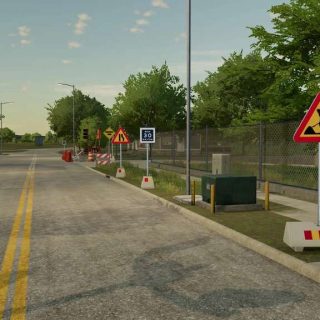 Swedish Road Sign Pack v1.0 FS22 Mod | Farming Simulator 22 Mod