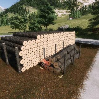 Wood Storage v1.0 FS22 Mod | Farming Simulator 22 Mod