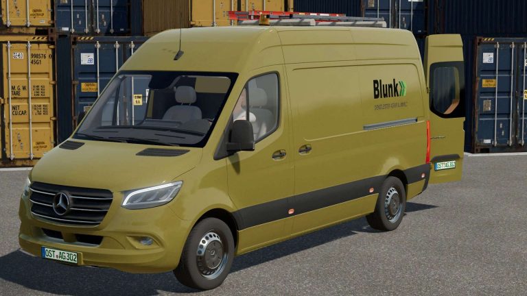 2021 Mercedes Benz Sprinter v1.0 FS22 Mod | Farming Simulator 22 Mod