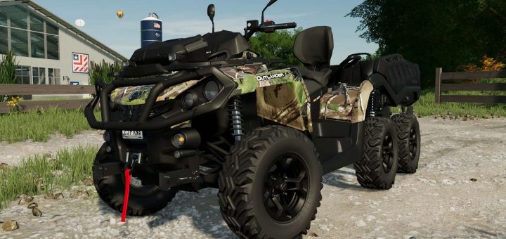 Canam Outlander XMR1000 v1.0 FS22 Mod | Farming Simulator 22 Mod
