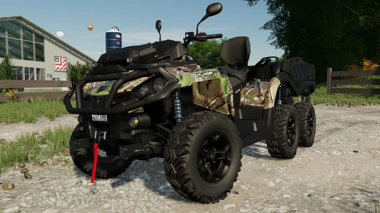 2022 Can-Am Outlander Max 6x6 XU Plus 1000T v1.1 FS22 Mod | Farming ...