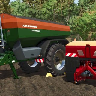 Amazone fertilizer spreader pack lime v1.0.0.0 FS25 Mod | Farming ...