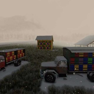 Balkan Bee hives Pack v1.0 FS22 Mod | Farming Simulator 22 Mod
