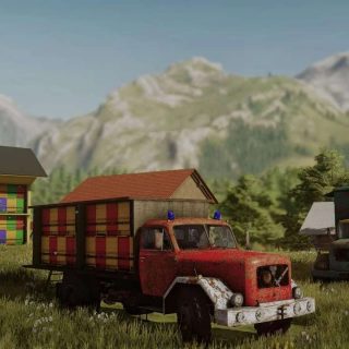 Balkan Bee hives Pack v1.0 FS22 Mod | Farming Simulator 22 Mod