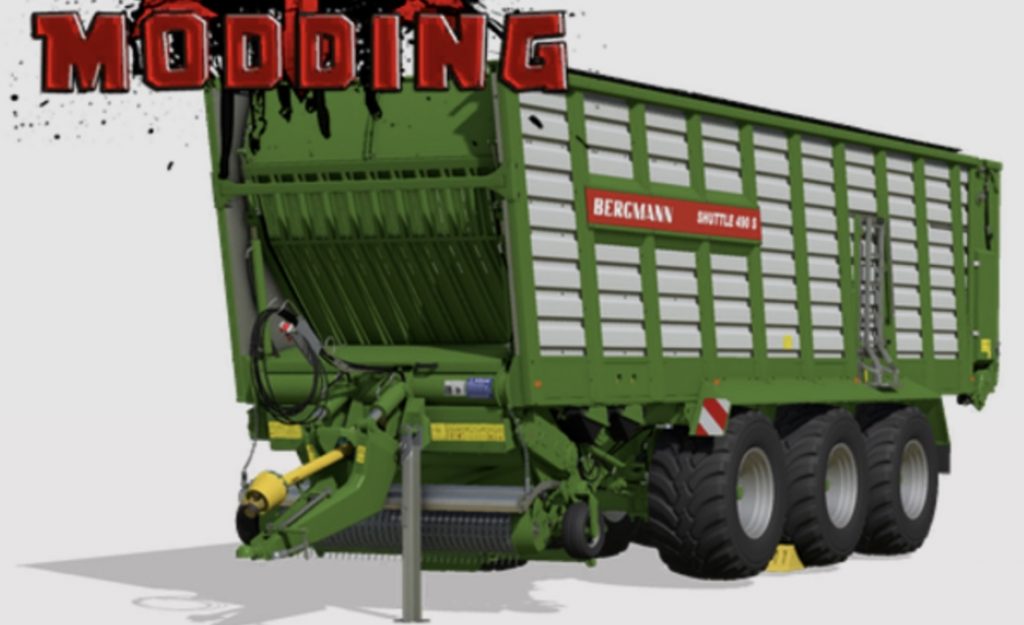 Bergmann Shuttle490S Trailer V1.0.0.0 FS25 Mod | Farming Simulator 22 Mod