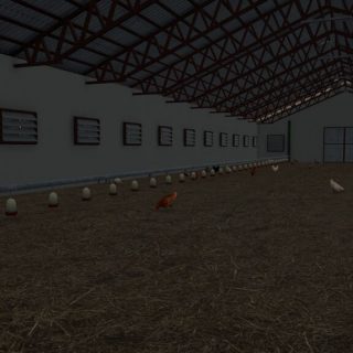 Big Chicken Barn (40000L) V1.0.0.0 FS25 Mod | Farming Simulator 22 Mod