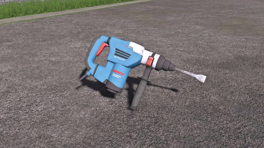Bush Hammer Drill v1.0 FS22 Mod | Farming Simulator 22 Mod