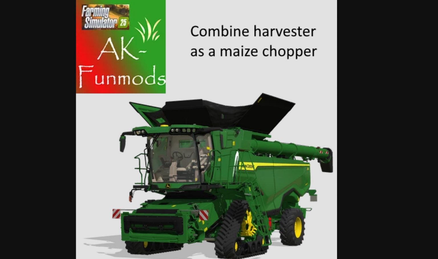 Combine harvester as a maize chopper v1.0.0.0 FS25 Mod | Farming ...