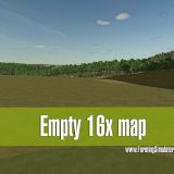 Empty 16x map v1.0.0.0 FS25 Mod | Farming Simulator 22 Mod