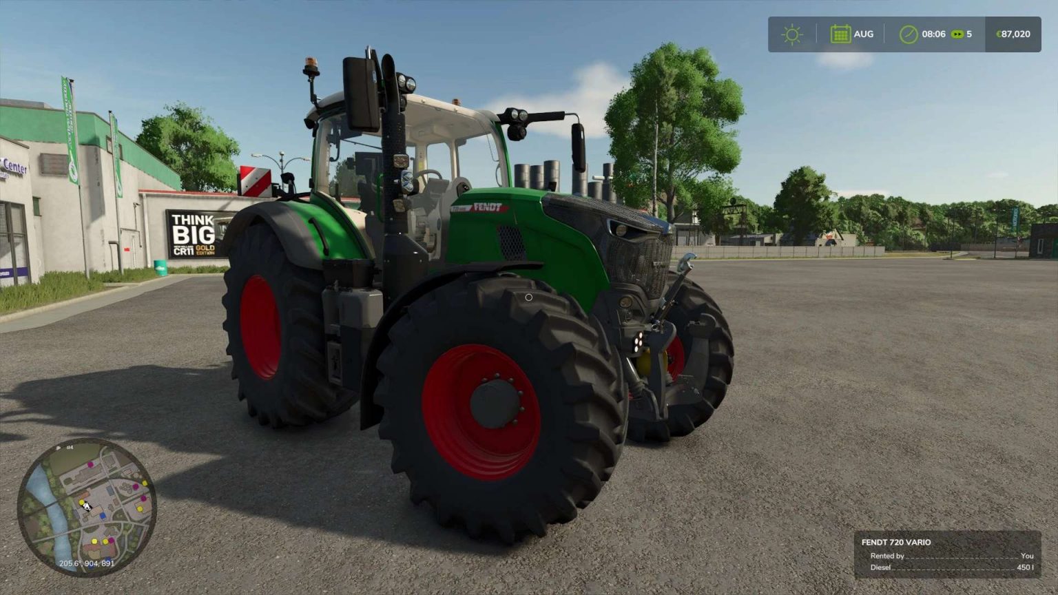 Fendt 728 gen 7 color selection v1.0.0.0 FS25 Mod | Farming Simulator ...