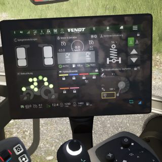 Fendt 900 dark screen (with fingerprints) v1.0.0.0 FS25 Mod | Farming ...