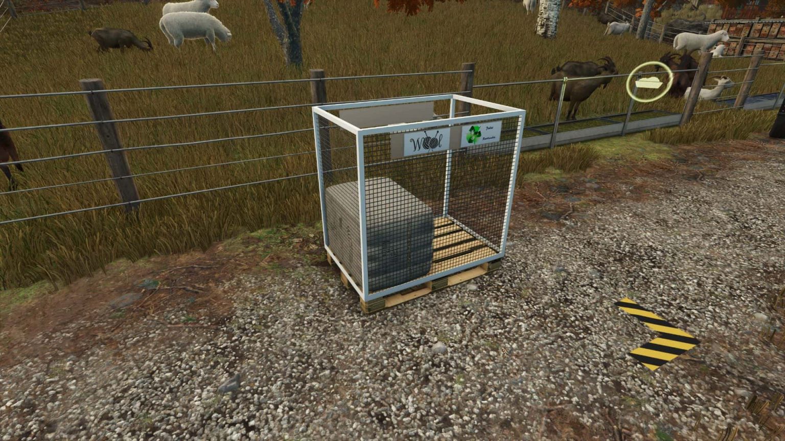 Fillable pallet (wool, honey, eggs) v1.0.0.1 FS25 Mod | Farming ...