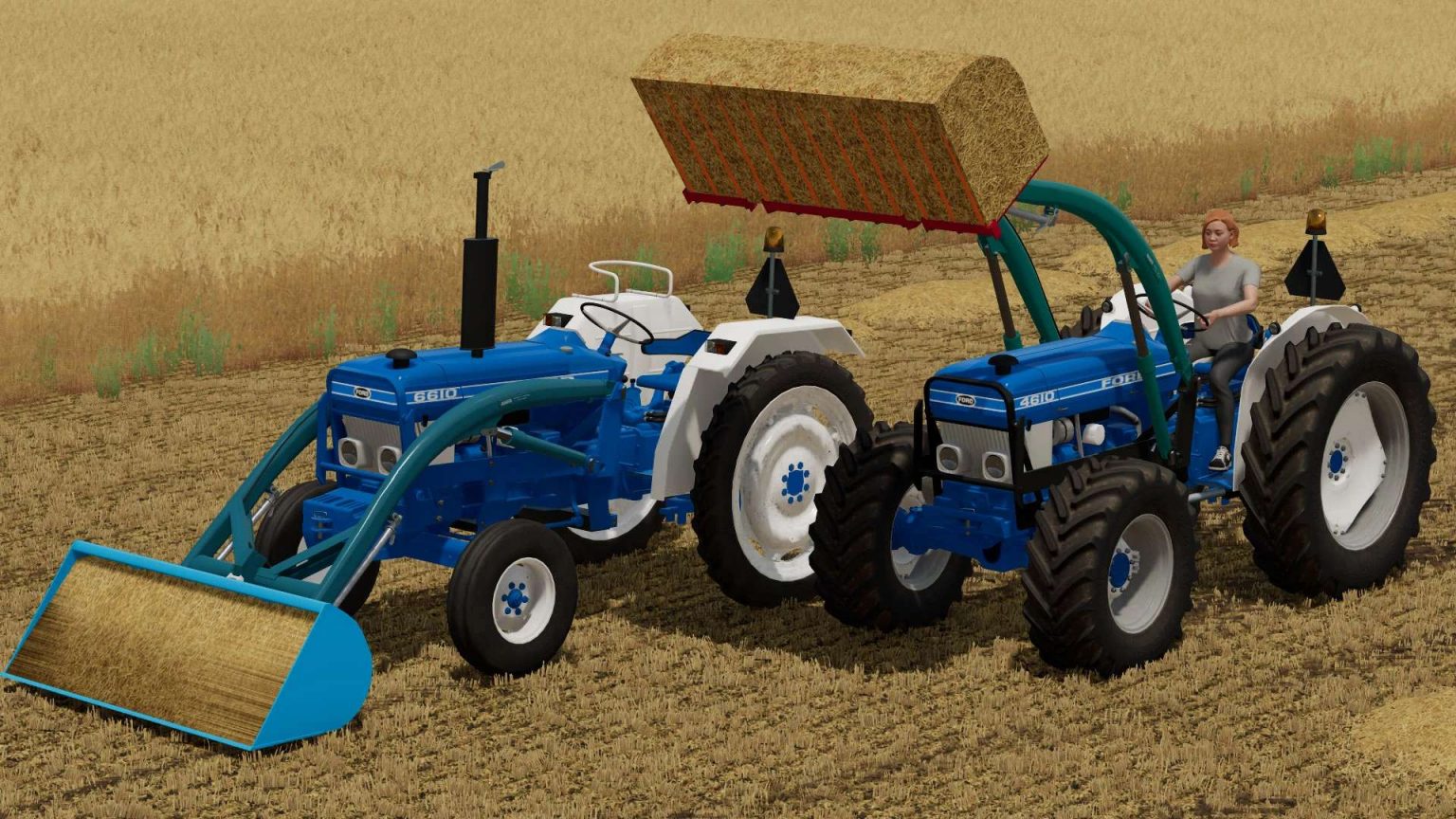 Ford 4610/7610 2WD & 4WD + Tools v1.0 FS22 Mod | Farming Simulator 22 Mod