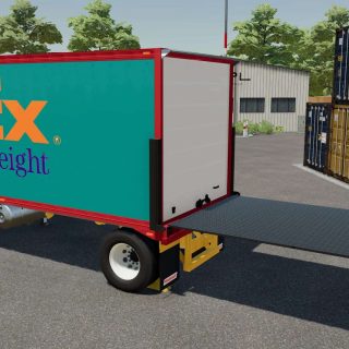 Fruehauf Dry Van Trailers Pack v1.0 FS22 Mod | Farming Simulator 22 Mod