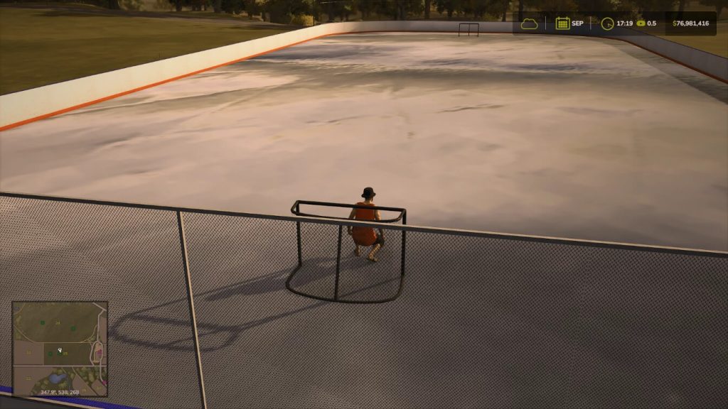 Hockey Rink v1.0.0.0 FS25 Mod | Farming Simulator 22 Mod