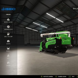 Iseki HJ 6130 Extended Working Width v1.0.0.0 FS25 Mod | Farming ...