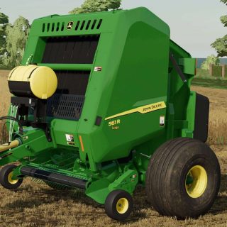John Deere 561R Baler & Accumulator v1.0 FS22 Mod | Farming Simulator ...