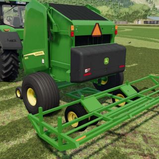 John Deere 561R Baler & Accumulator v1.0 FS22 Mod | Farming Simulator ...
