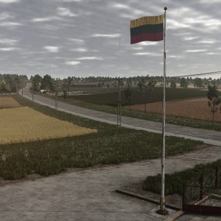 Lithuanian Flag V1.0.0.0 FS25 Mod | Farming Simulator 22 Mod