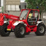 Merlo Multifarmer 449 Fire Department v1.0.0.0 FS25 Mod | Farming ...