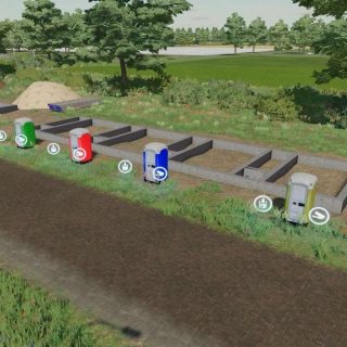 Mobile Toilet v1.0 FS22 Mod | Farming Simulator 22 Mod