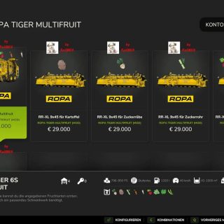 Multifruit ROPA v1.0.0.1 FS25 Mod | Farming Simulator 22 Mod