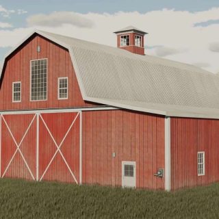 Old school American barns v1.0 FS22 Mod | Farming Simulator 22 Mod