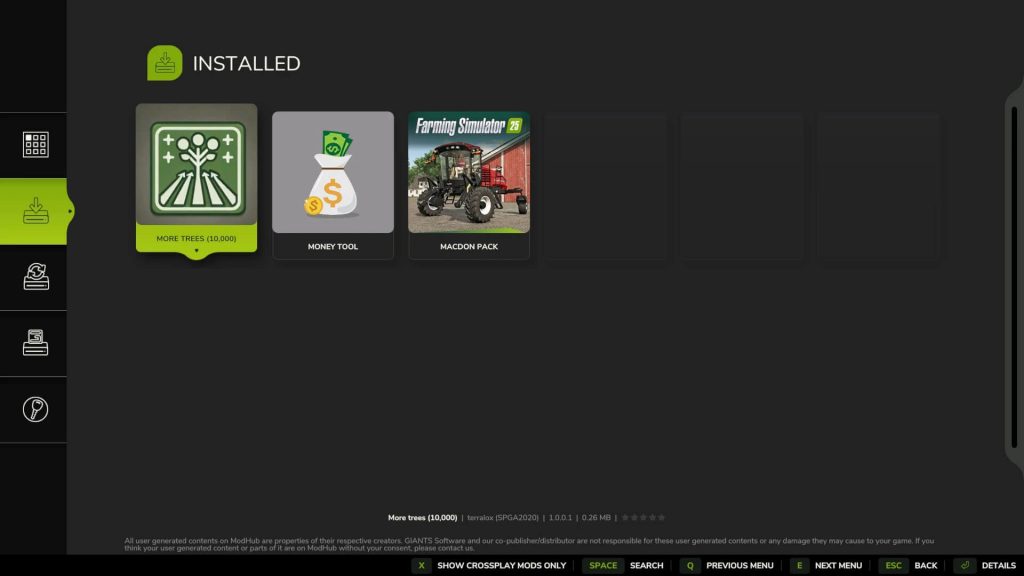 Placeable Tree Limit V1.0.0.1 FS25 Mod | Farming Simulator 22 Mod