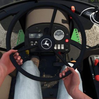 Realistic camera with hand on steering wheel v1.0.0.0 FS25 Mod ...